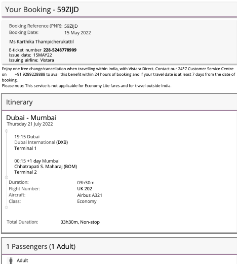 Dummy ticket booking portal - Original Dummy ticket for $10